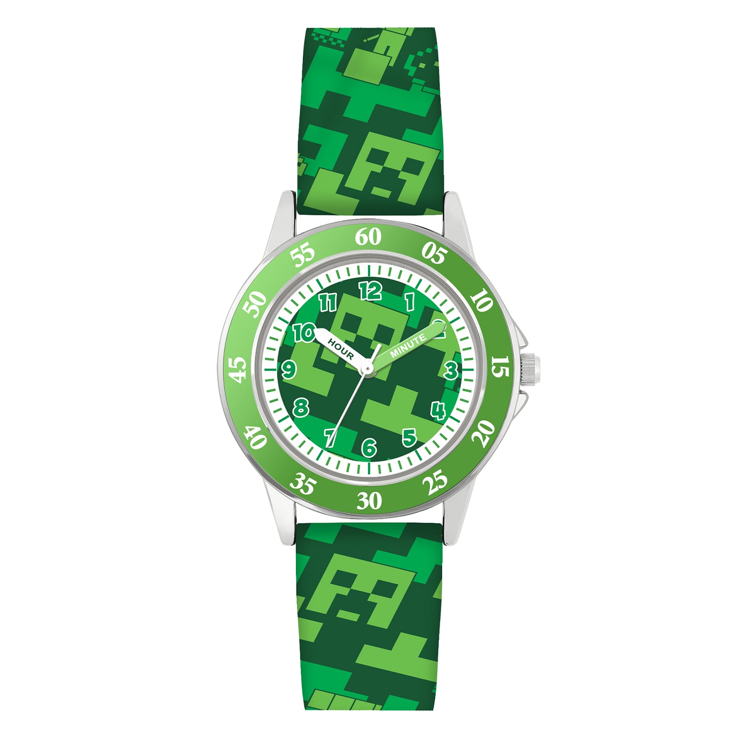 Minecraft Creeper Time Teacher Watch – WOW KINGDOM