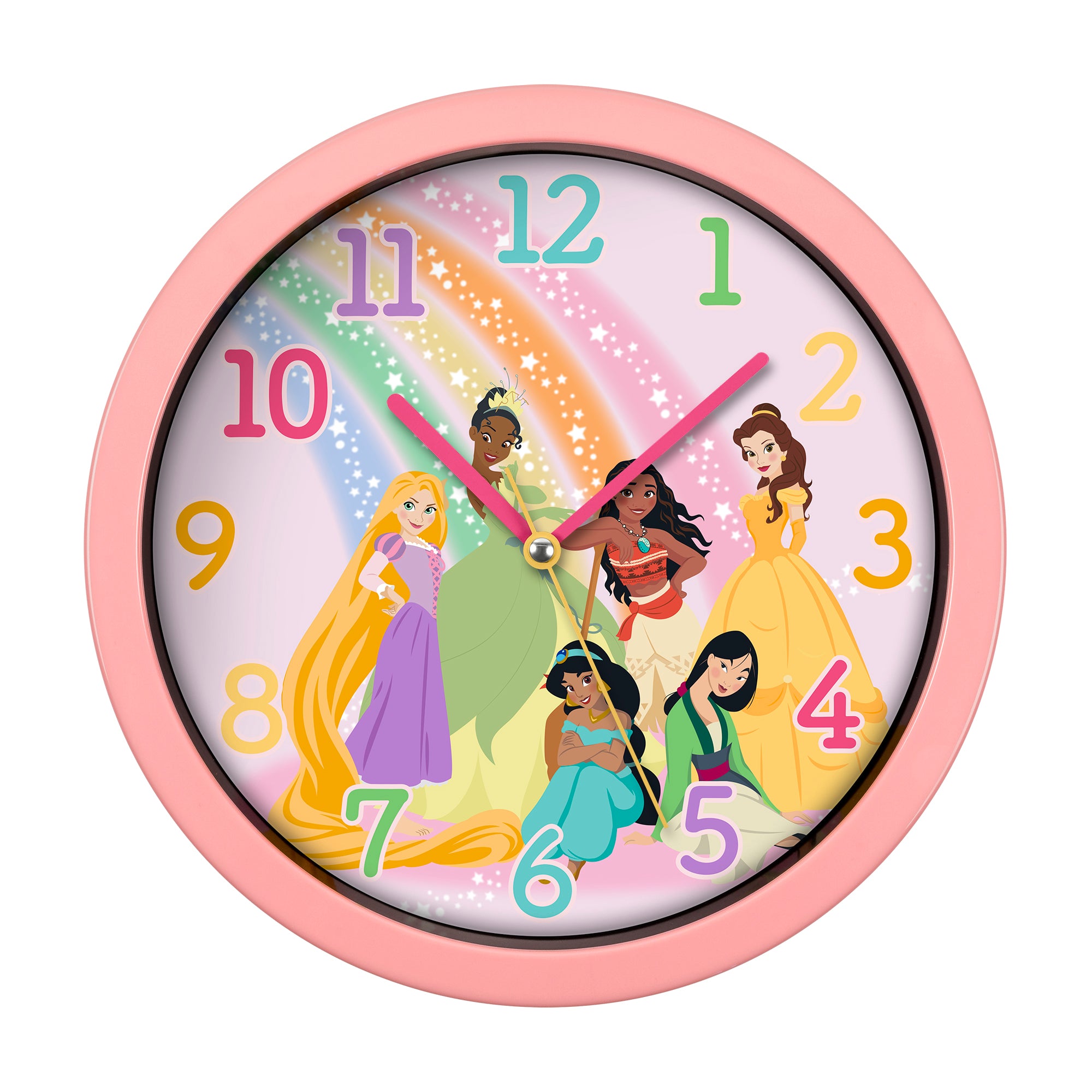 Disney Princess Pink Wall Clock – WOW KINGDOM