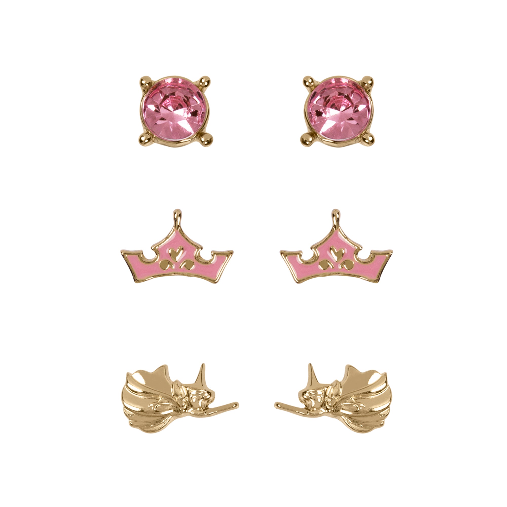 Disney Princess Sleeping Beauty Trio Earring Set – WOW KINGDOM